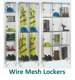 Storage Lockers, Security Lockers & Locker Room Benches – AMP Wire