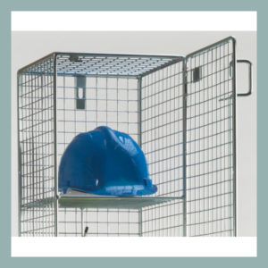 1 Door Stainless Steel Mesh Lockers | Secure Storage | Rust Resistant