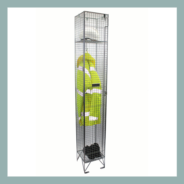 Economy 1 Door Wire Mesh Lockers